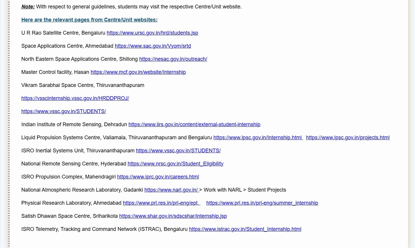 ISRO Internship 2025: Apply Now! Rewarding Internship for UG & PG Space ...